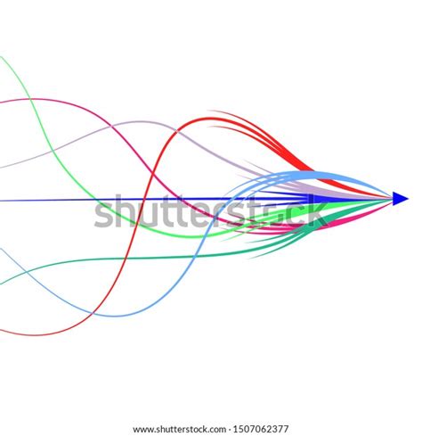 Merge Arrows Infographic On White Background Stock Vector Royalty Free 1507062377 Shutterstock