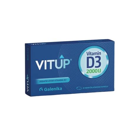 Galenika Vitup® D3 2000 Ij 30 Kapsula Apothecaryrs