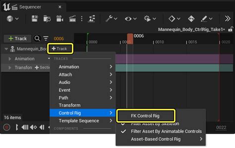 Fk Control Rig In Unreal Engine Unreal Engine 56 Documentation Epic Developer Community