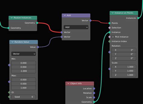 Random Z Location Of Objects In Geometry Node And Animating Z Location