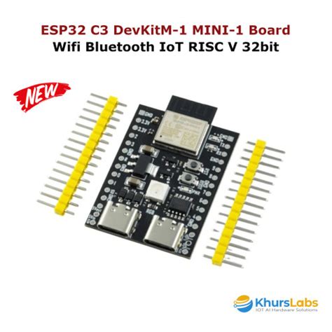 jual esp32 c3 devkitm 1 mini 1 board wifi bluetooth iot risc v 32bit