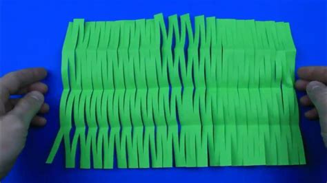 Как сделать гирлянду из бумаги Youtube