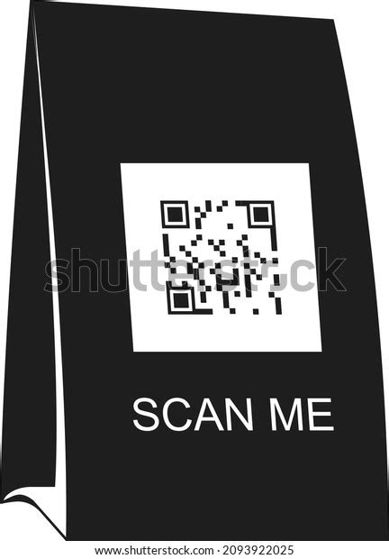 Qr Code Scanning Smartphone Data Authentication Stock Vector Royalty Free