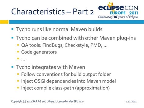 Building Eclipse Plugins And Rcp Applications With Tycho Ppt