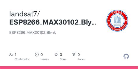 Github Landsat7esp8266max30102blynk Esp8266max30102blynk