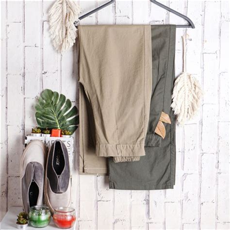 شلوار نیم بگ لینن فروشگاه استایلوس