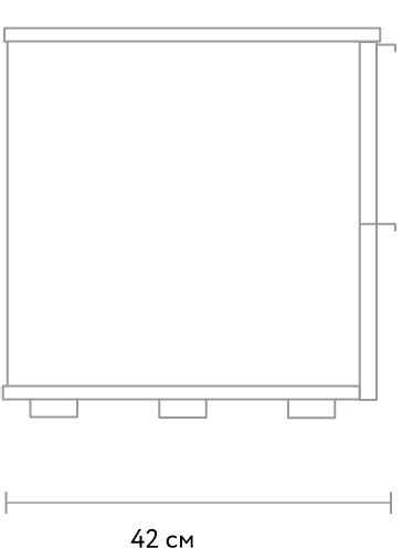 Тумба прикроватная Шелтон 2 Latte купить в Москве по цене 9 990 рублей в интернет магазине