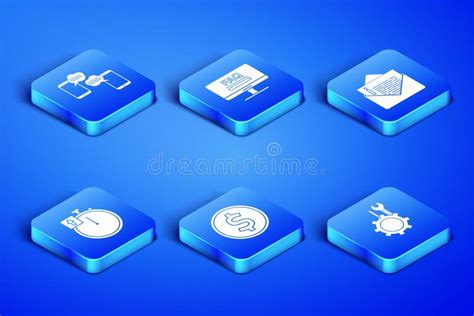 Set Wrench And Screwdriver In Gear Chat Messages On Mobile Coin Money With Dollar Stopwatch