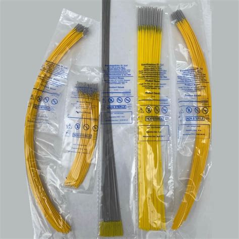Disposable Tube Cleaning Brushes Yellow Euroamerican Products