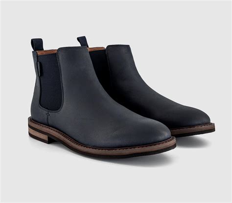 Office Bower Casual Chelsea Boots Navy Mens Boots