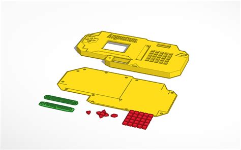 3d design smart calculator electronics argentum tinkercad