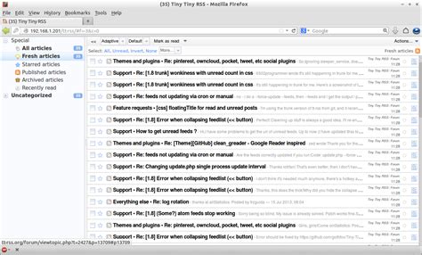 install tiny tiny rss reader on ubuntu debian unixmen