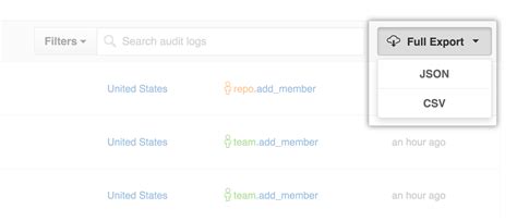 Exporting Your Organization Audit Log The Github Blog