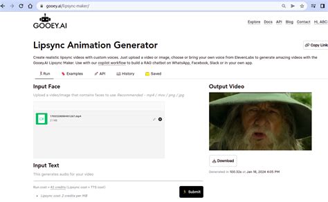 How To Make Animations With Gooey Ai Lip Sync