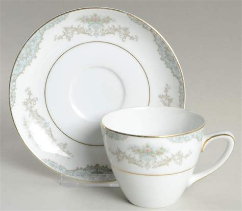 Minuet Flat Cup And Saucer Set By Mikasa Replacements Ltd