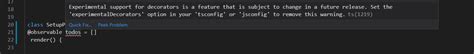 Reactjs Experimental Support For Decorators Support Error Vscode