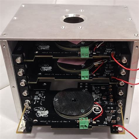 A Photograph Of The Cubesat Mock Up Used In The Laboratory Tests