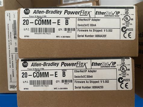Us 292 79 New Sealed Allen Bradley 20 Comm E Powerflex Architecture Class Ethernet Ip