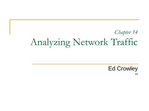 Pdf Chapter 14 Analyzing Network Traffic Sec2