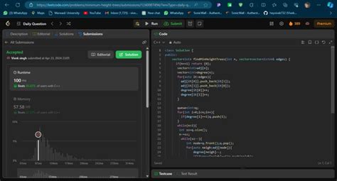 Vivek Kumar On Linkedin 336days 365dayschallenge Dsa Coding 365dayschallenge Dailycoding