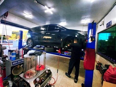 올뉴카니발 미션오일 엔진오일 연료필터 로어암 교환 네이버 블로그