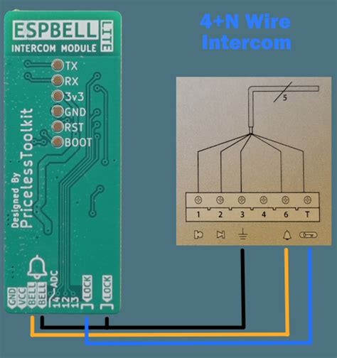 Github Pricelesstoolkit Espbell Lite Intercom Doorbell Iot Module