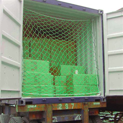 Pp With Uv 160gsm Green Color Cargo Net Container Netpacking Net