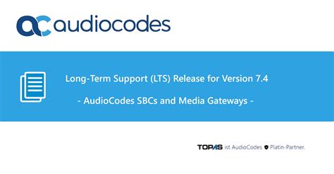 Long Term Support Lts Release Für Version 74 Topas Systems And
