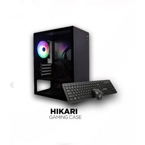 Hikari เคสคอมพิวเตอร์แถม เม้าส์ และคีบอร์ด เซ็ท Wifi Neolution E Sport Gaming Case Hikari เคส