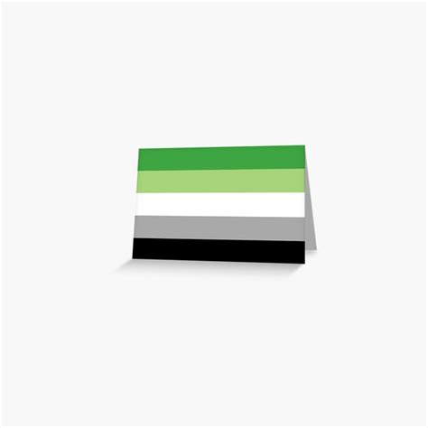 Asexual Aromantic Pride Flag Equality Lgbt Lgbtq Greeting Cards Redbubble