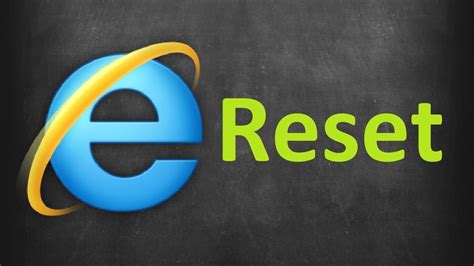 How To Reset Internet Explorer Youtube