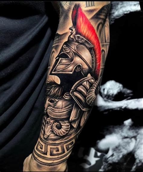 Spartan Warrior Tattoo Design For Men Bold Symbol Of Strength And