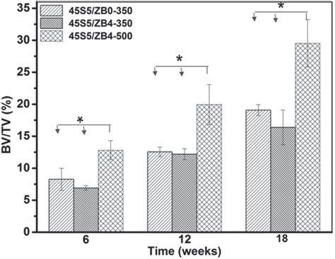 Quantitative Analysis Of Newly Formed Bone Tissue In The Bone Defects Download Scientific