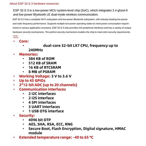 Esp32 Esp32 S3 Wifibluetooth Iot Dual Type C макетная плата купить на