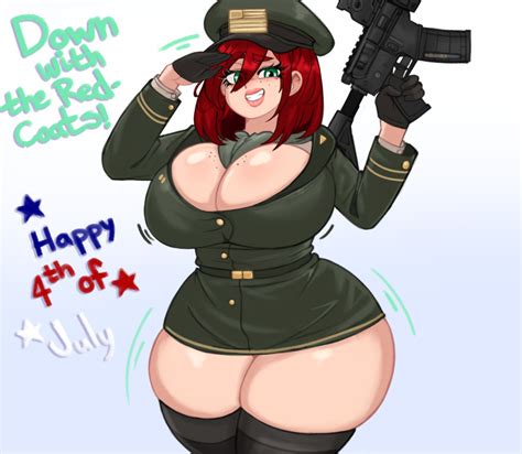 Rule 34 4th Of July Absurd Res Alternate Costume American Flag Bianca