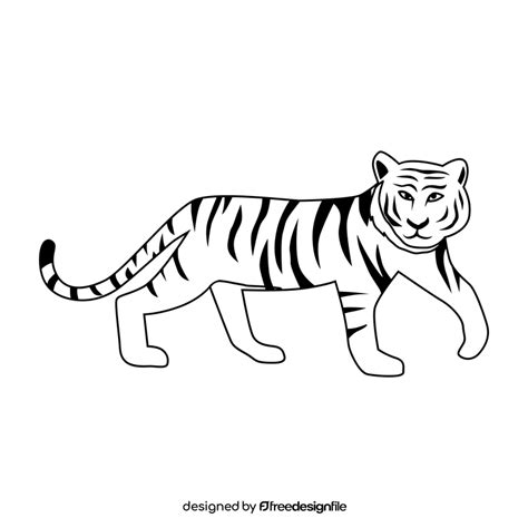 Malayan Tiger Drawing