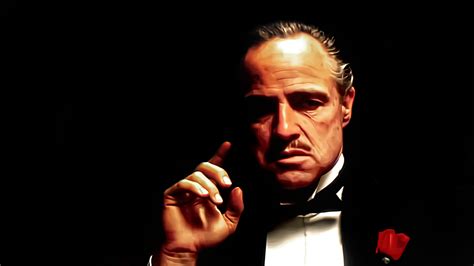 Iconic Godfather Hd Portrait Of Marlon Brando Celebrity Classic