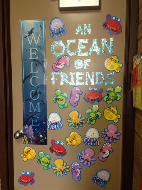 Under The Sea Door Decorating Ideas