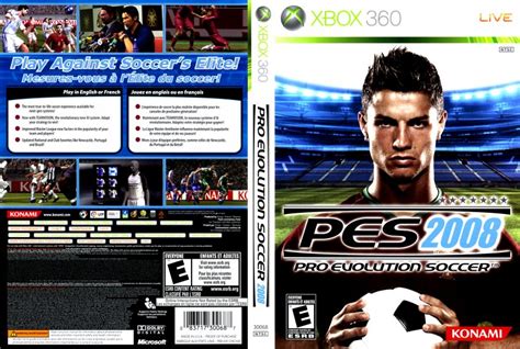 Pro Evolution Soccer 2008 Dvd Ntsc F Xbox Covers Cover Century