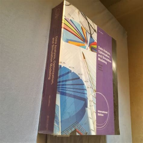 Data Analysis Optimization And Simulation Modeling 4e Hobbies And Toys Books And Magazines