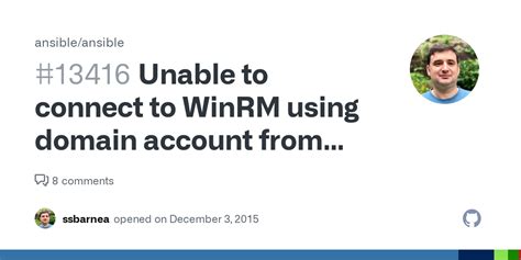 Unable To Connect To Winrm Using Domain Account From Computer Not Joined Into The Domain Issue
