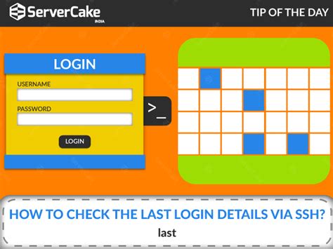 How To Check Last Login Details Via Ssh Servercake India