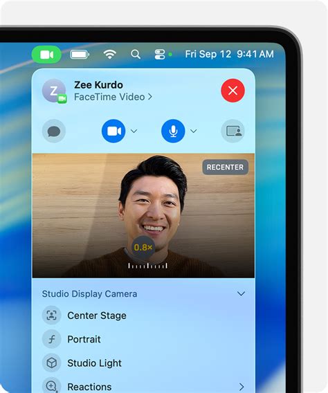 利用“人物居中”来始终将你置于相机取景框中间 官方 Apple 支持 中国