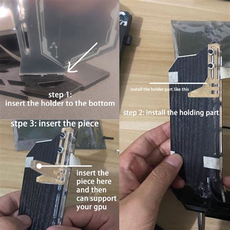Customized Argb Standing Gpu Holder Support V Pin Sync Etsy