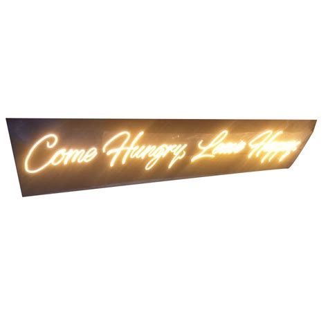 Acrylic Rectangle Led Sign Board For Advertisement 25x8 Feet Lxw