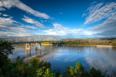Jefferson City Bridge Over Missouri River