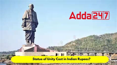 Statue Of Unity Cost In Indian Rupees