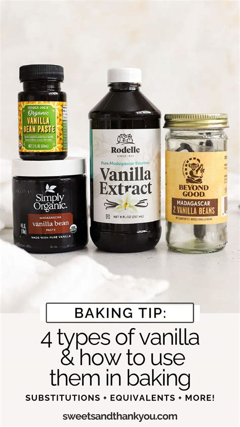 Types Of Vanilla How To Use Them Equivalents Substitutes