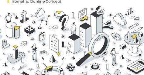 Search And Analysis Isometric Illustration By Koctia On Envato Elements