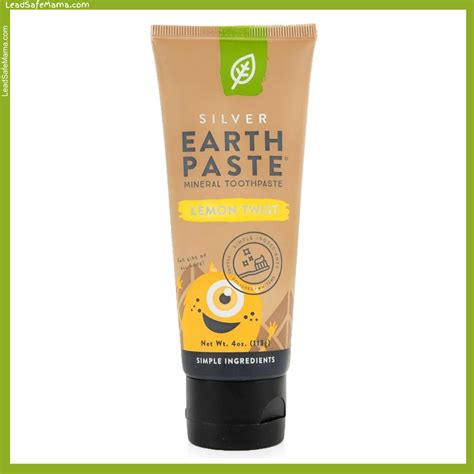 Silver Earthpaste Mineral Toothpaste In Lemon Twist Tests Positive For An Extremely High Level